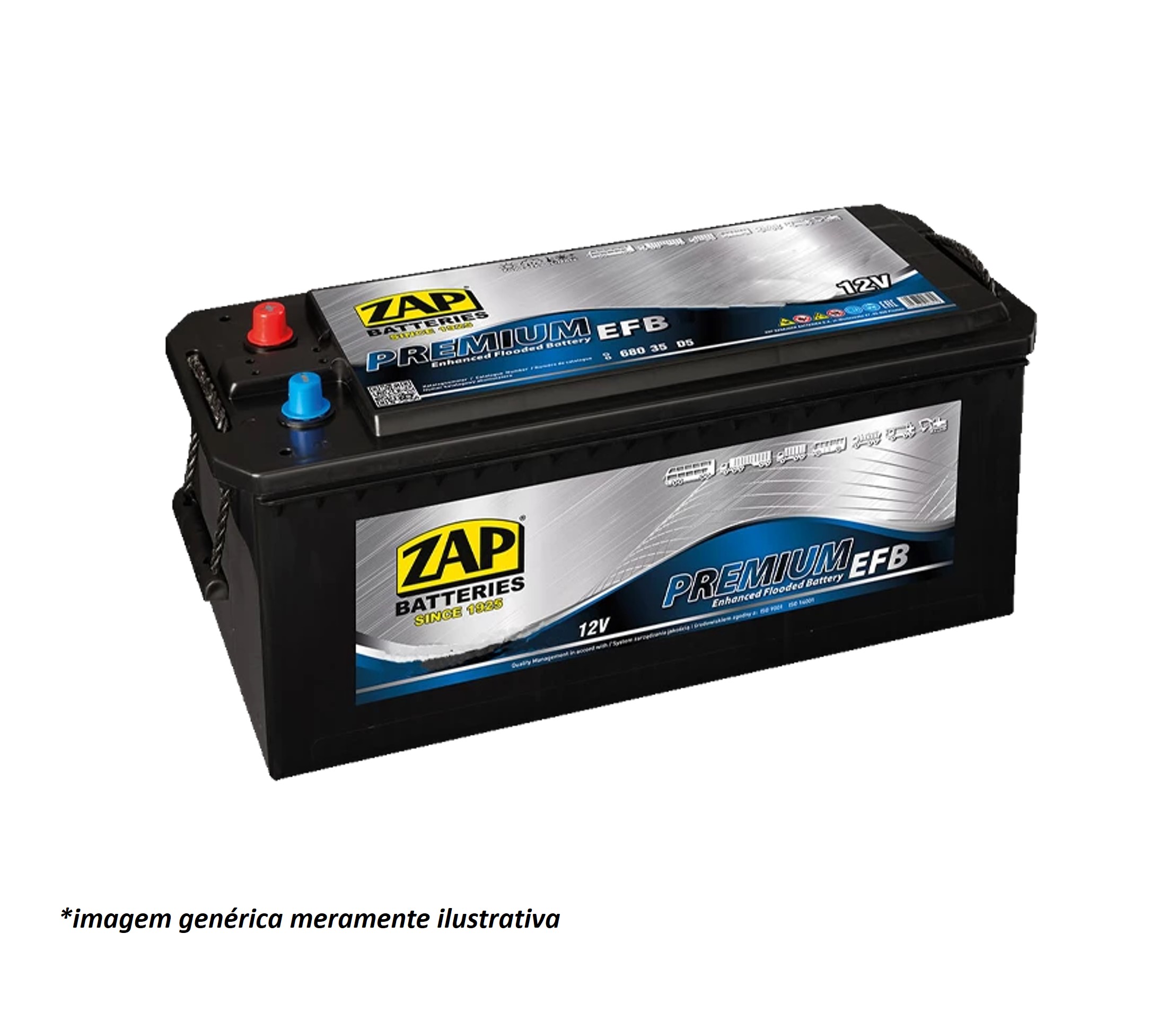 680 05 Z ZAP TRUCK PREMIUM EFB Bateria de Arranque 12V | Superauto ...